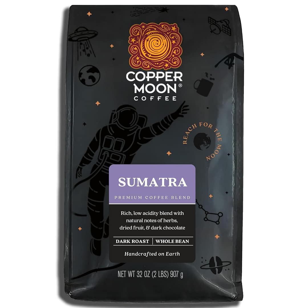 Awaken Your Senses: Copper Moon Dark Roast Sumatra Blend Coffee Review ...