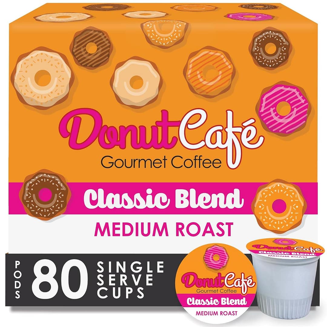 Sip into Bliss: Donut Café’s Classic Medium Roast Coffee Pods Reviewed ...